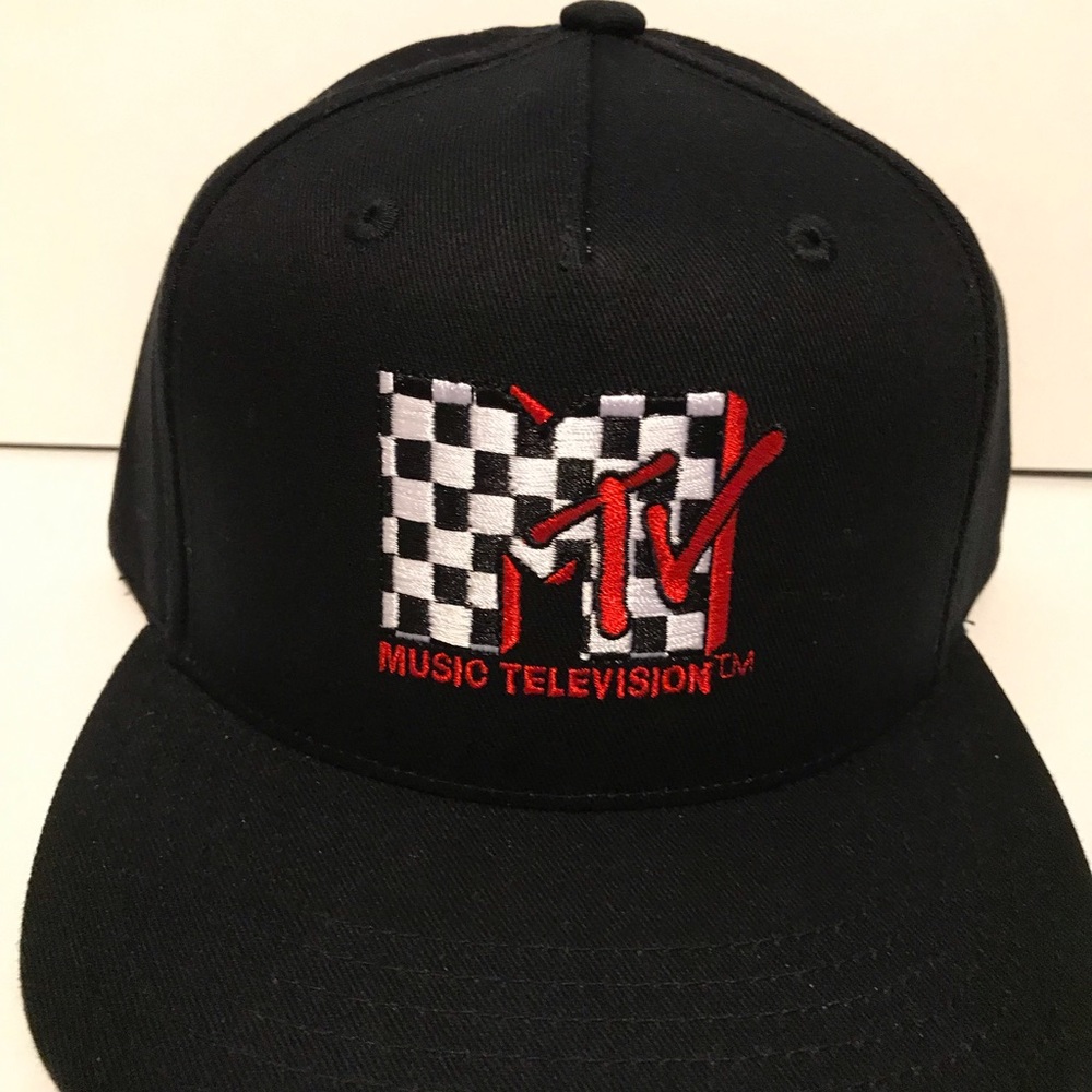 Mtv Black Snapback Hat. Brand New. - Gem